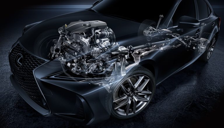 レクサス8AR-FTS型エンジン（レクサスの直列4気筒2.0Lターボエンジン）