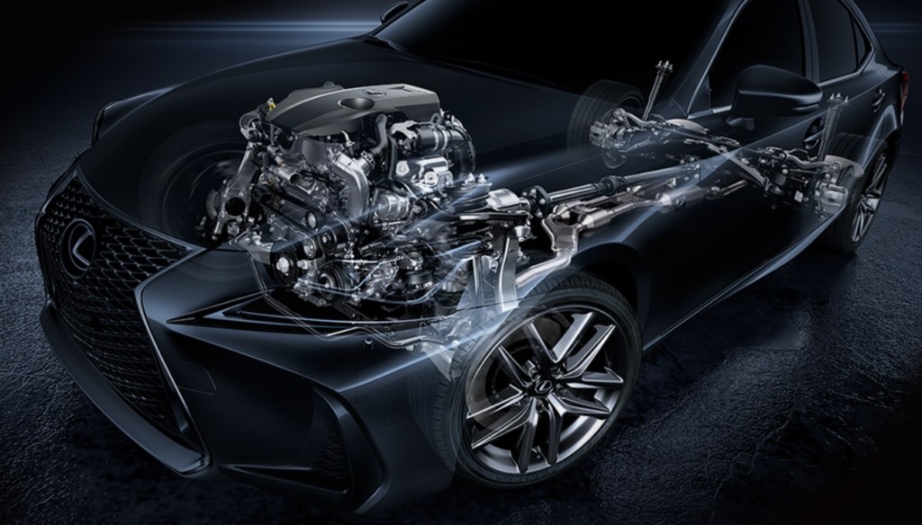 レクサス8AR-FTS型エンジン（レクサスの直列4気筒2.0Lターボエンジン）